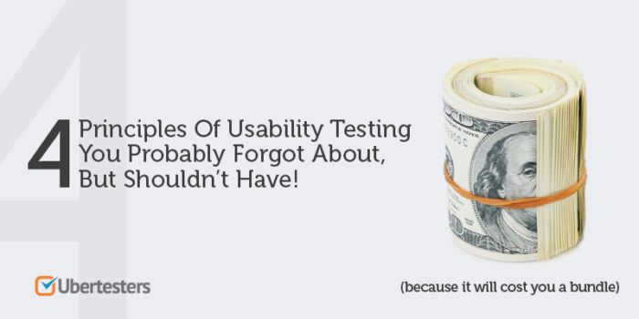 Four Principles Of Usability Testing You Probably Forgot About ...